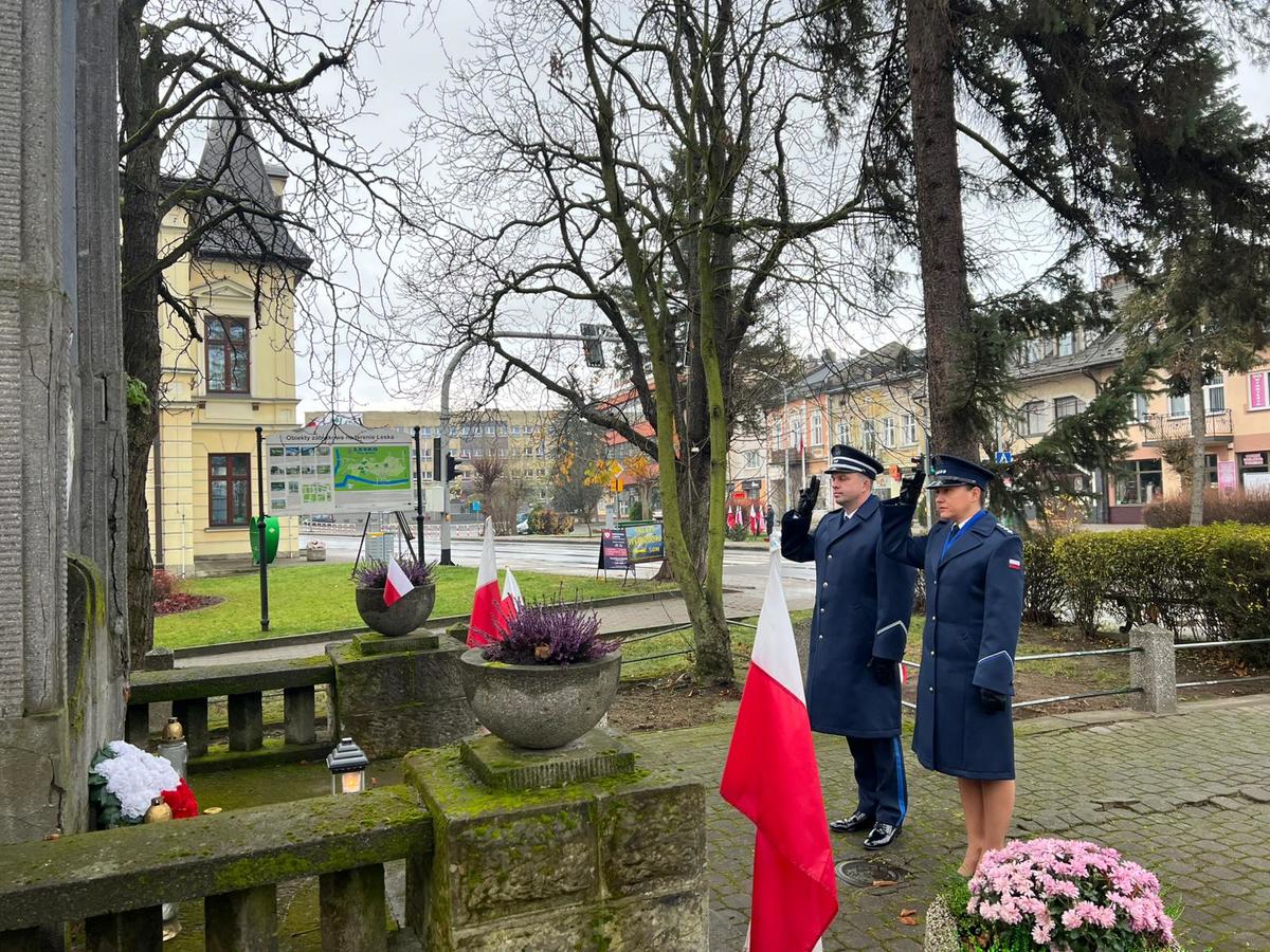 Obchody Narodowego Święta Niepodległości w powiecie leskim - Wydarzenia - KPP w Lesku